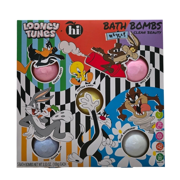 Warner Bros. | Bath | New In Box Looney Tunes Hi Peach Layne Bath Bombs ...